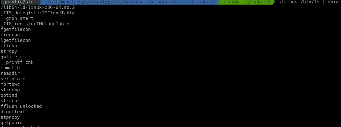 Introduction au reverse engineering avec Radare2 & compagnie - Partie 1 - Max Blog